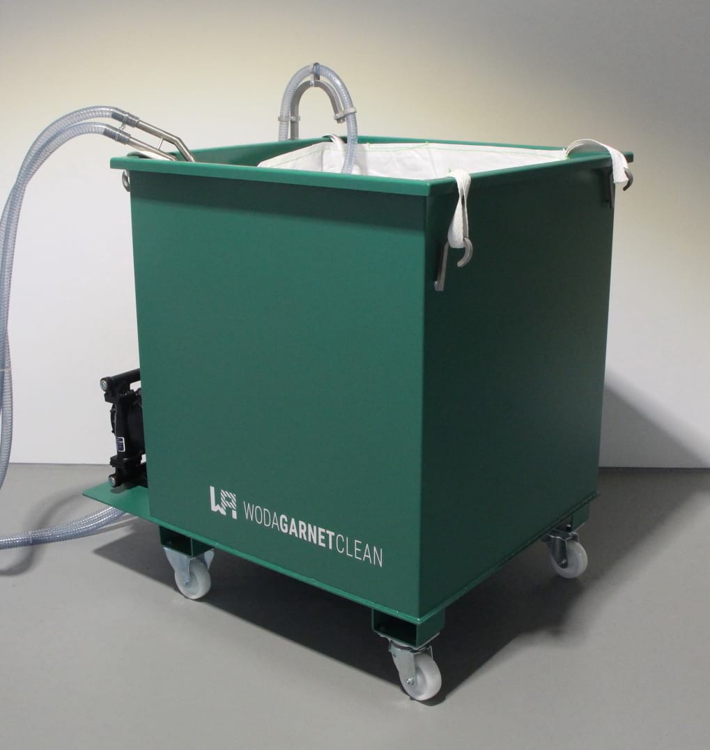 WodaGarnetClean abrasive desludging plant - WPA Water Treatment 2021